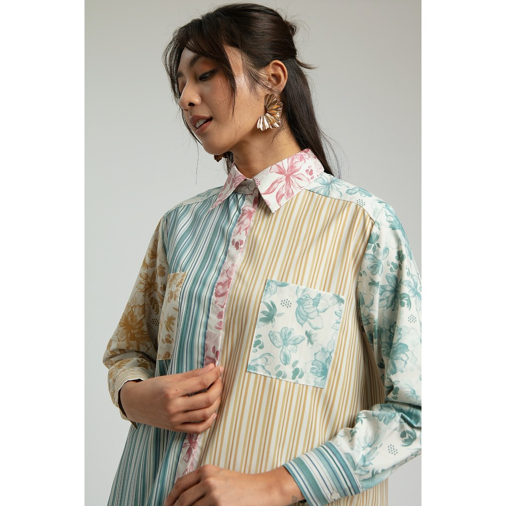 Jual Heart Troops Helios Shirt Kemeja Lengan Panjang Wanita | Shopee ...