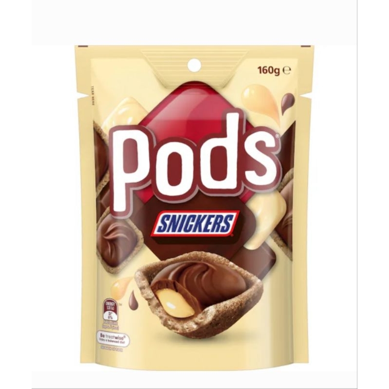 Jual Snickers Pods Chocolate Australia 160 gr | Shopee Indonesia
