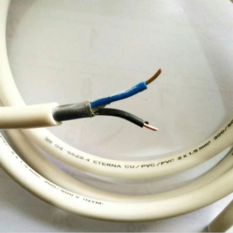 Jual Kabel NYM 2x1.5 mm ETERNA Harga PER 1 METER | Shopee Indonesia