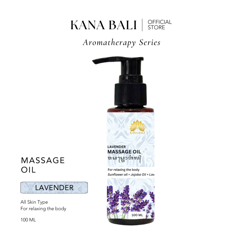 Jual Kana Bali Relaxing Lavender Massage Oil - Minyak Pijat Aromaterapi ...