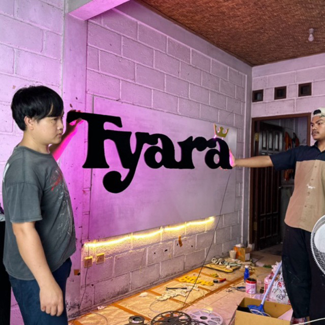 Jual HURUF TIMBUL MENYALA / TINGGI 35 CM / Waterproof / Huruf PVC Board ...