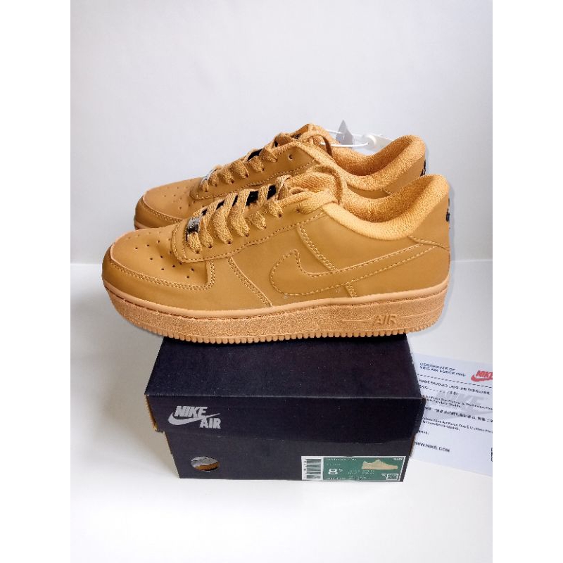 Jual Sepatu AF1 Full Coklat / Brown | Shopee Indonesia