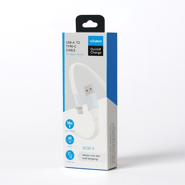 Jual VIVAN USB A TO TYPE C CABLE SC30 II | Shopee Indonesia