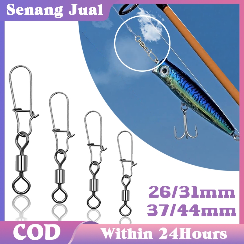 Jual 100Pcs Interlock Snap Pancing Stainless Multiple Sizes Konektor ...