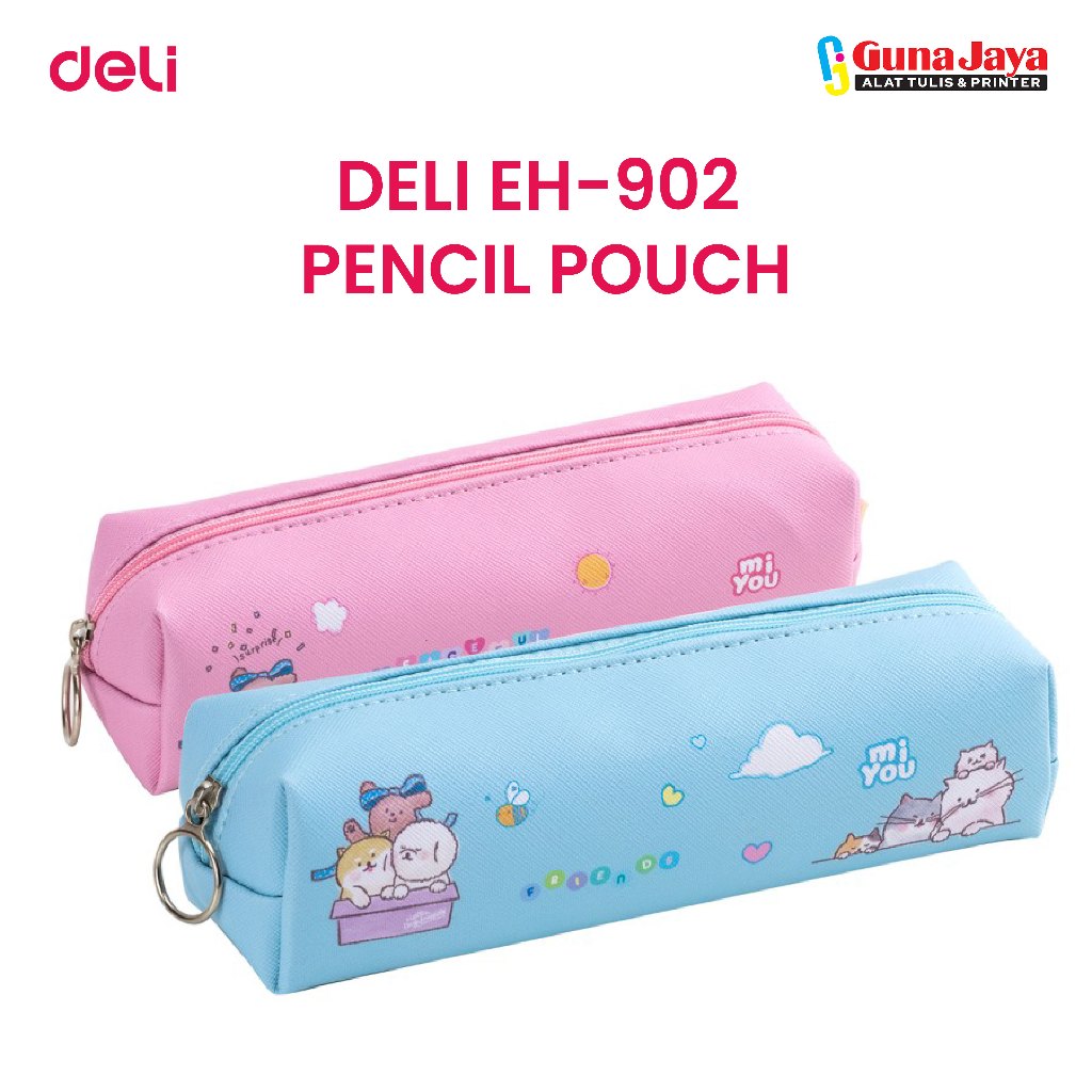 Jual DELI EH-902 PENCIL POUCH - TEMPAT PENSIL MIYOU DELI | Shopee Indonesia