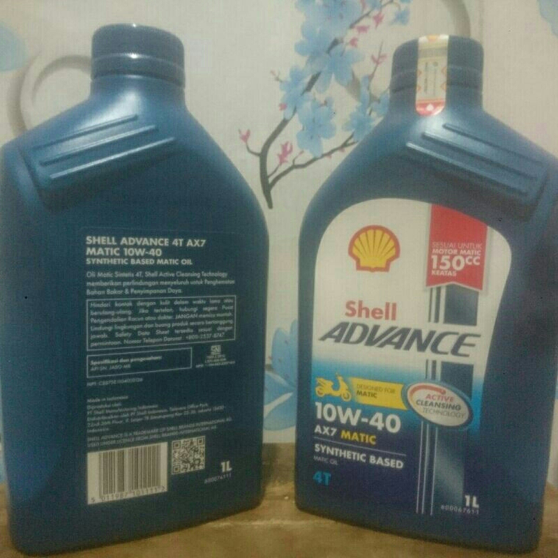 Jual Shell ax7 matic 10W-40 1 Liter original | Shopee Indonesia