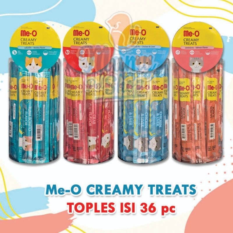 Jual MEO CREAMY TREATS TOPLES ISI 15 gr x 36 pc | Shopee Indonesia