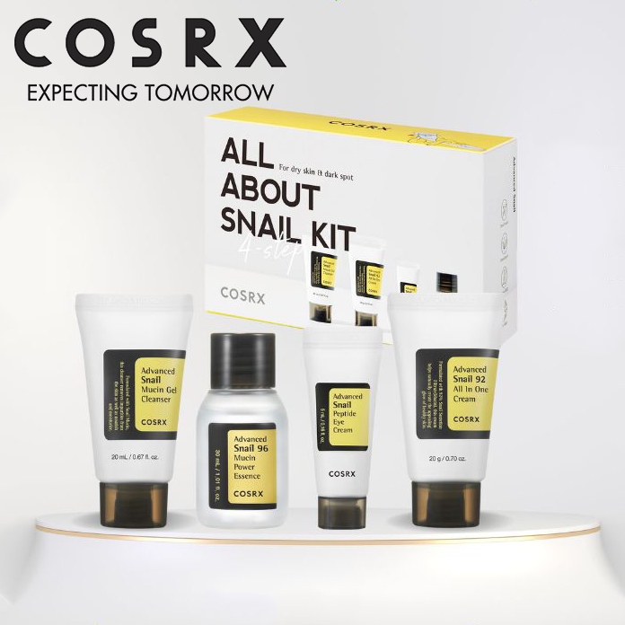 Jual COSRX All About Snail Kit / Dark Spot Advanced Snail 96 Essence ...