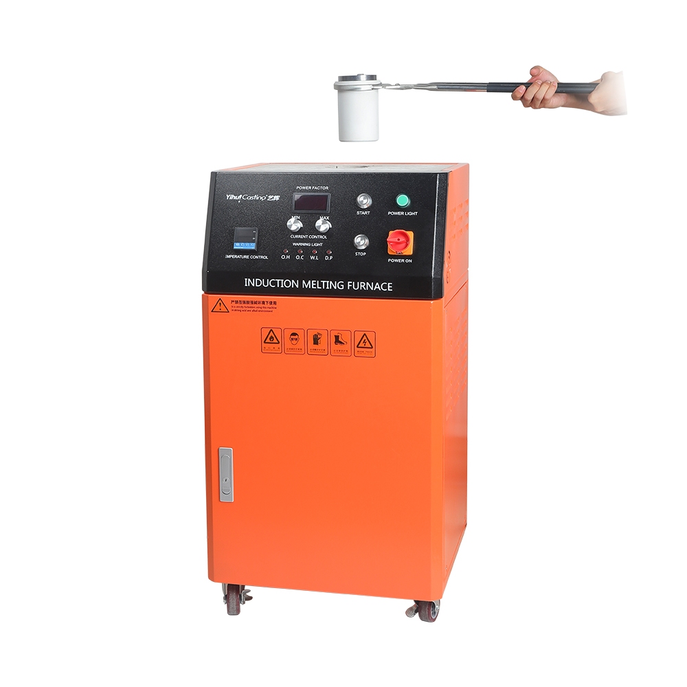 Jual mesin induksi melting furnace / mesin peleburan perhiasan / mesin ...