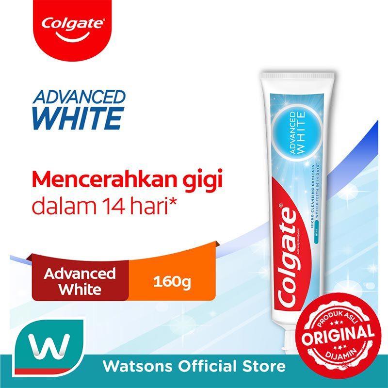 Jual Colgate Advanced Whitening 160g | Shopee Indonesia