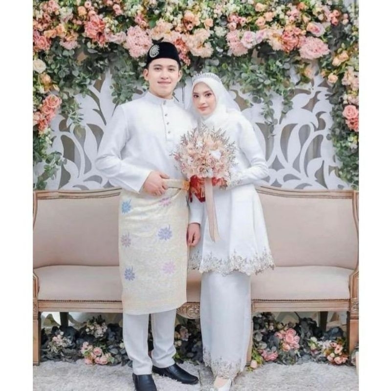 Jual gaun pengantin muslimah Malaysia Melayu gaun akad gaun walimah ...