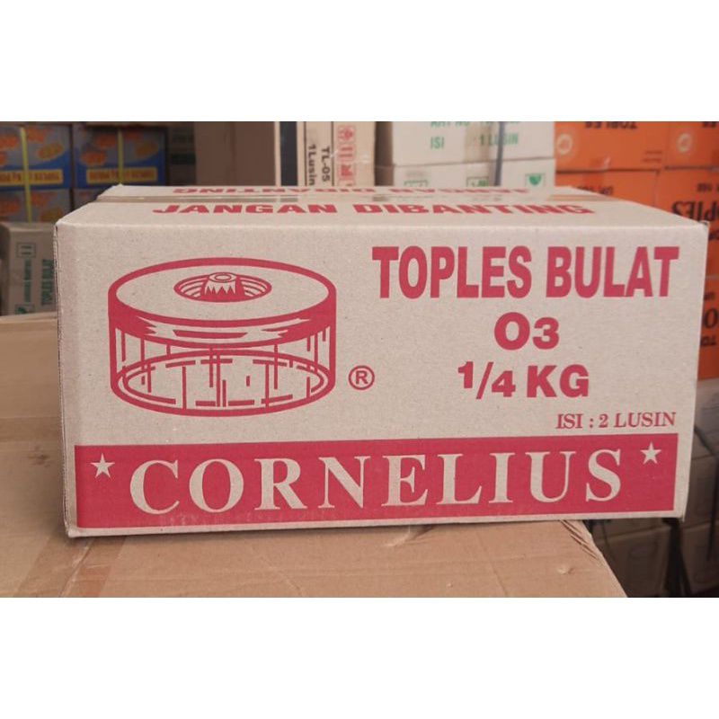 Jual 1 Dus isi 2 lusin= 24 pcs- toples nastar kue kering cookies bulat ...