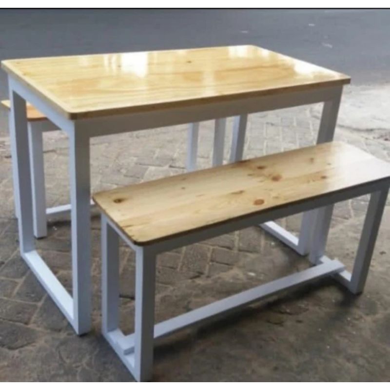 Jual MEJA MAKAN SET | meja caffe | meja restauran jati Belanda | Shopee Indonesia