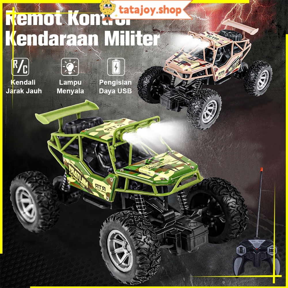 Jual Tatajoy Mobil Remote Control Alloy Off-Road Car Mainan RC Mobil Climbing Car 2WD Powerful ...