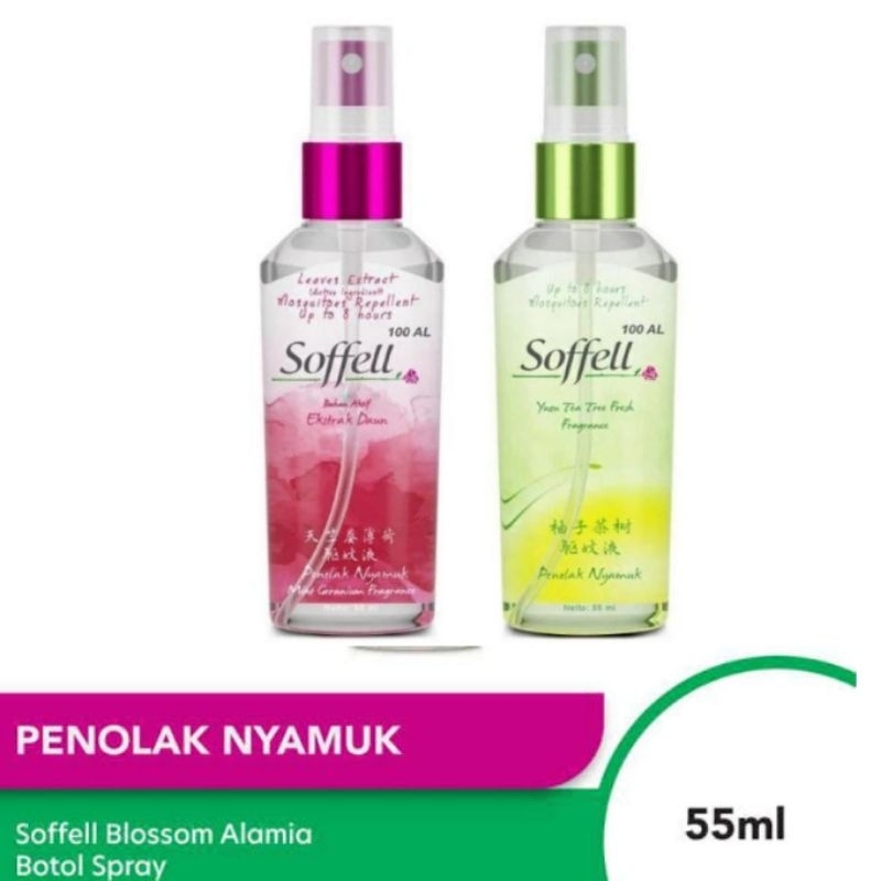 Jual Soffell Spray 55mL ALAMI Yuzu / Mint Geranium Penolak Anti Gigitan ...