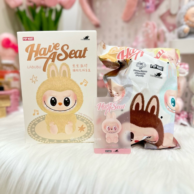 Jual LABUBU HAVE A SEAT V2 PINK DADA & GREEN QUQU [ORI POPMART ...