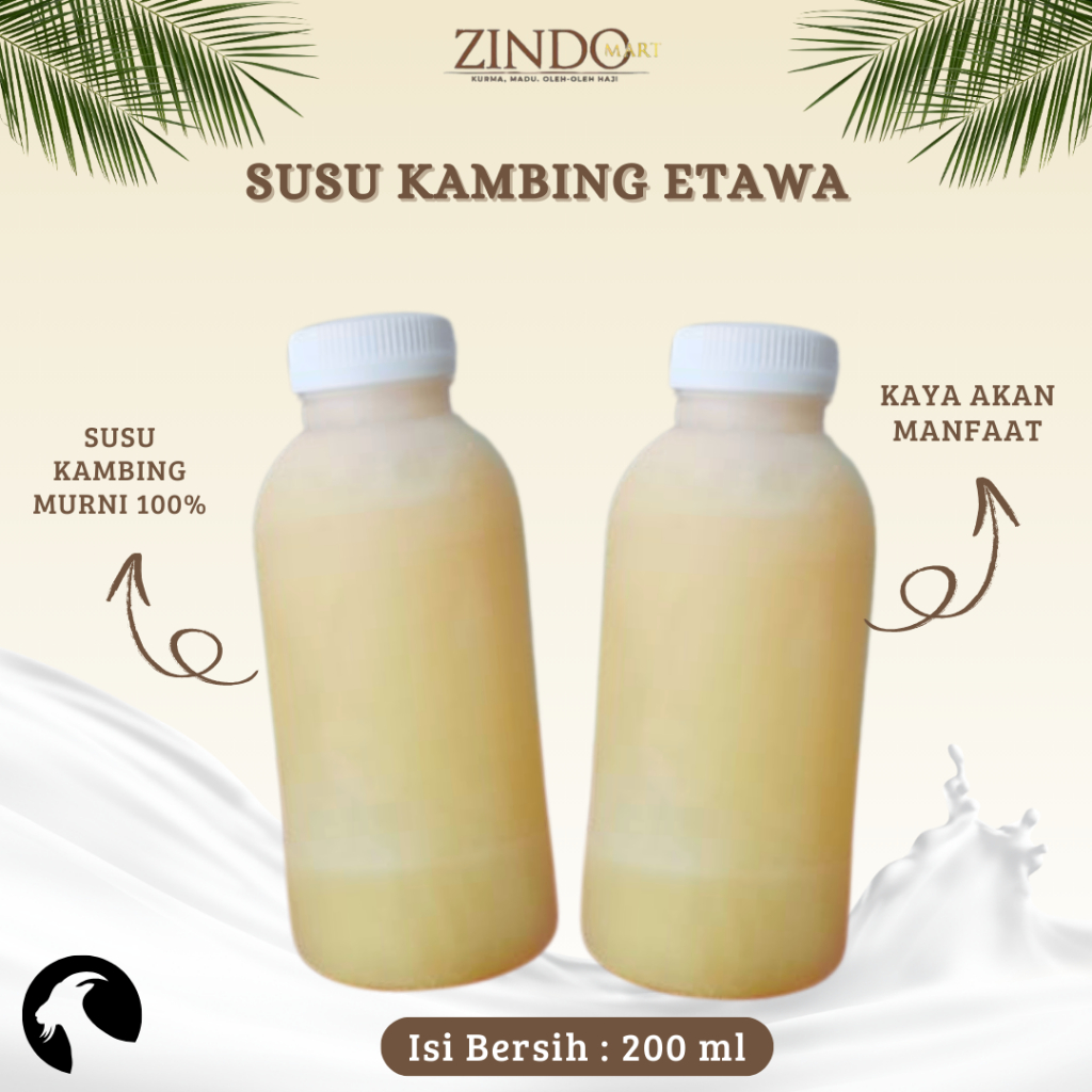 Jual SUSU KAMBING ETAWA MURNI SEGAR (200ml) | Pasteurized Goat Milk ...