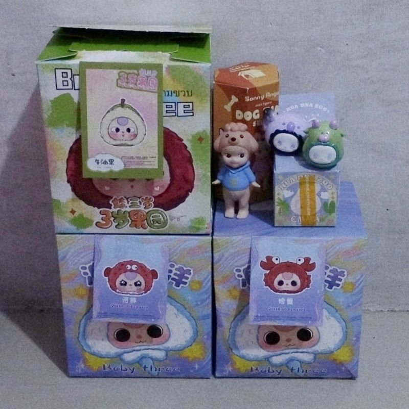 Jual blindbox unsealed selected baby three bb3 ocean fruit sonny angel ...