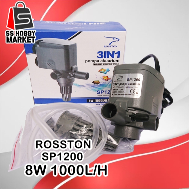 Jual Power Head ROSSTON SP 1200 Pompa Aquarium Aquascape kolam kecil ...