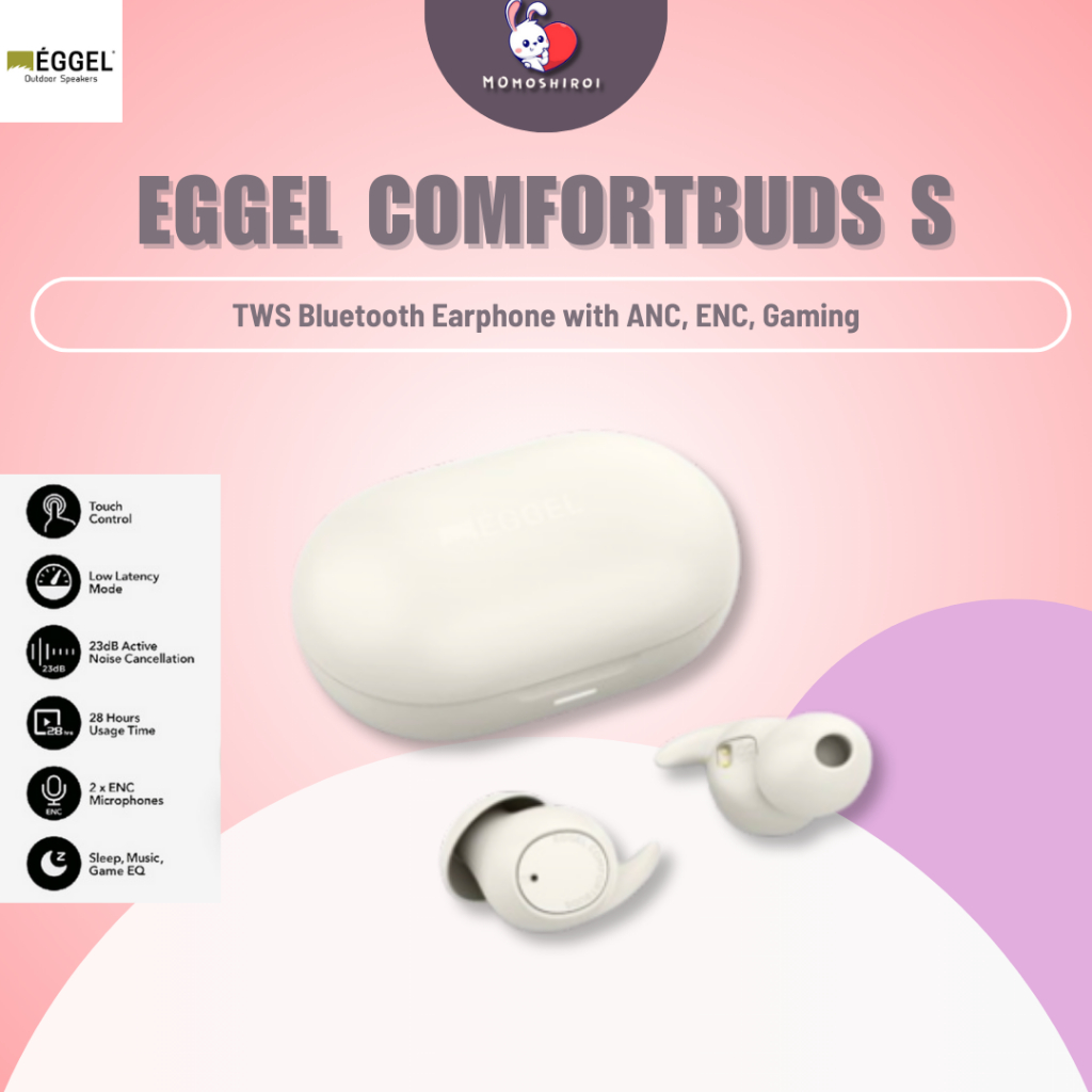 Jual Eggel Comfortbuds S 2 in 1 Sleep + Tws Bluetooth Earphone With ANC ...