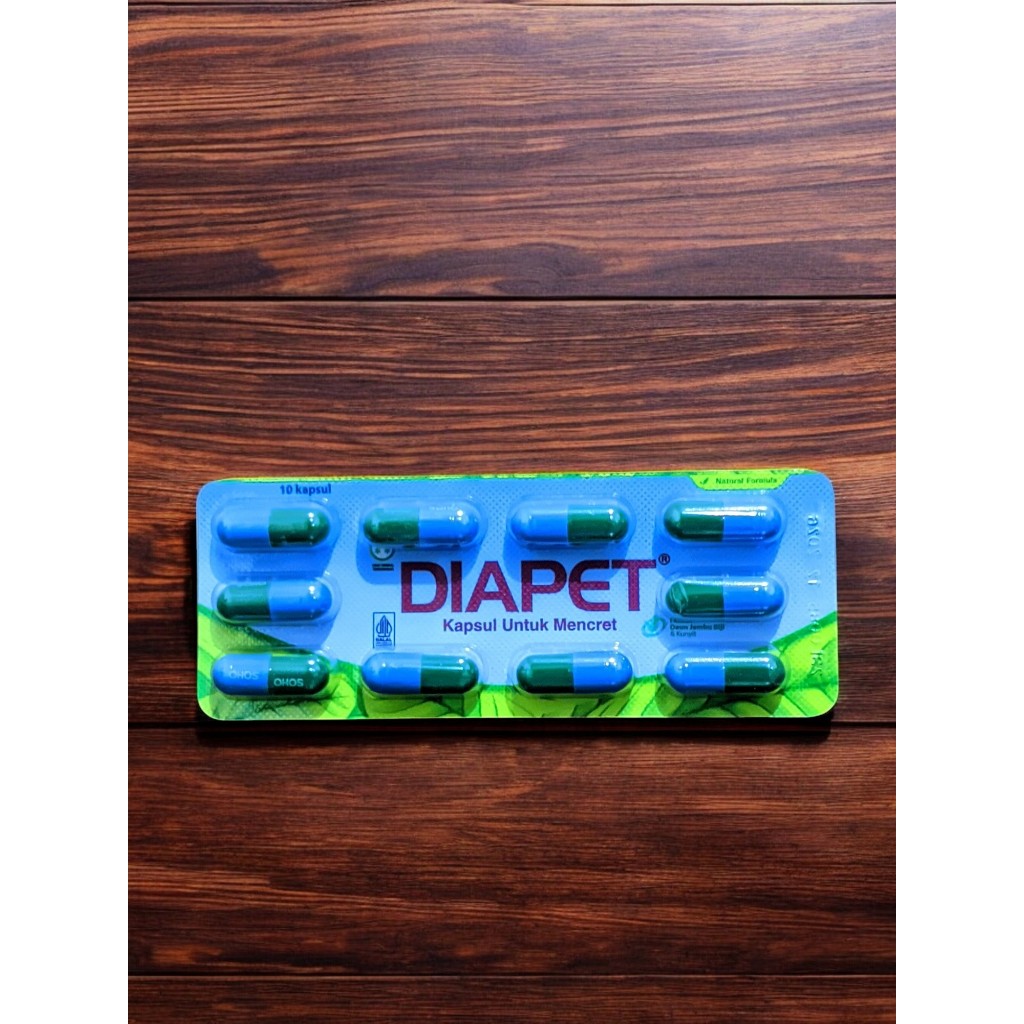 Jual Diapet 1 Strip Isi 10 Kapsul untuk mencret | Shopee Indonesia