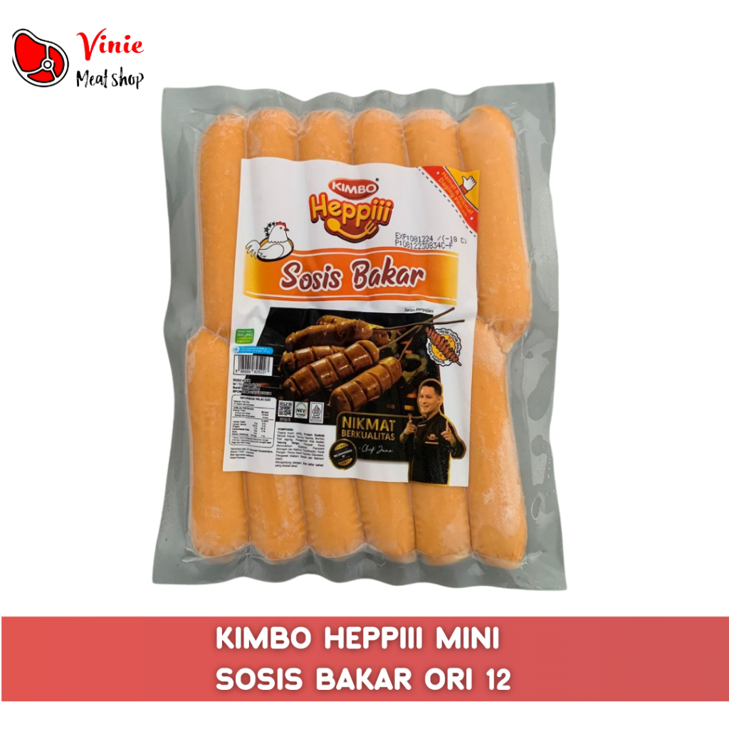 Jual Kimbo Heppiii Sosis Bakar 500 gr (isi 12 pcs) | Shopee Indonesia