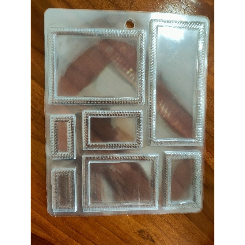 Jual Cetakan Coklat Puding Mika Frame Bingkai Foto Kotak Persegi Hias ...