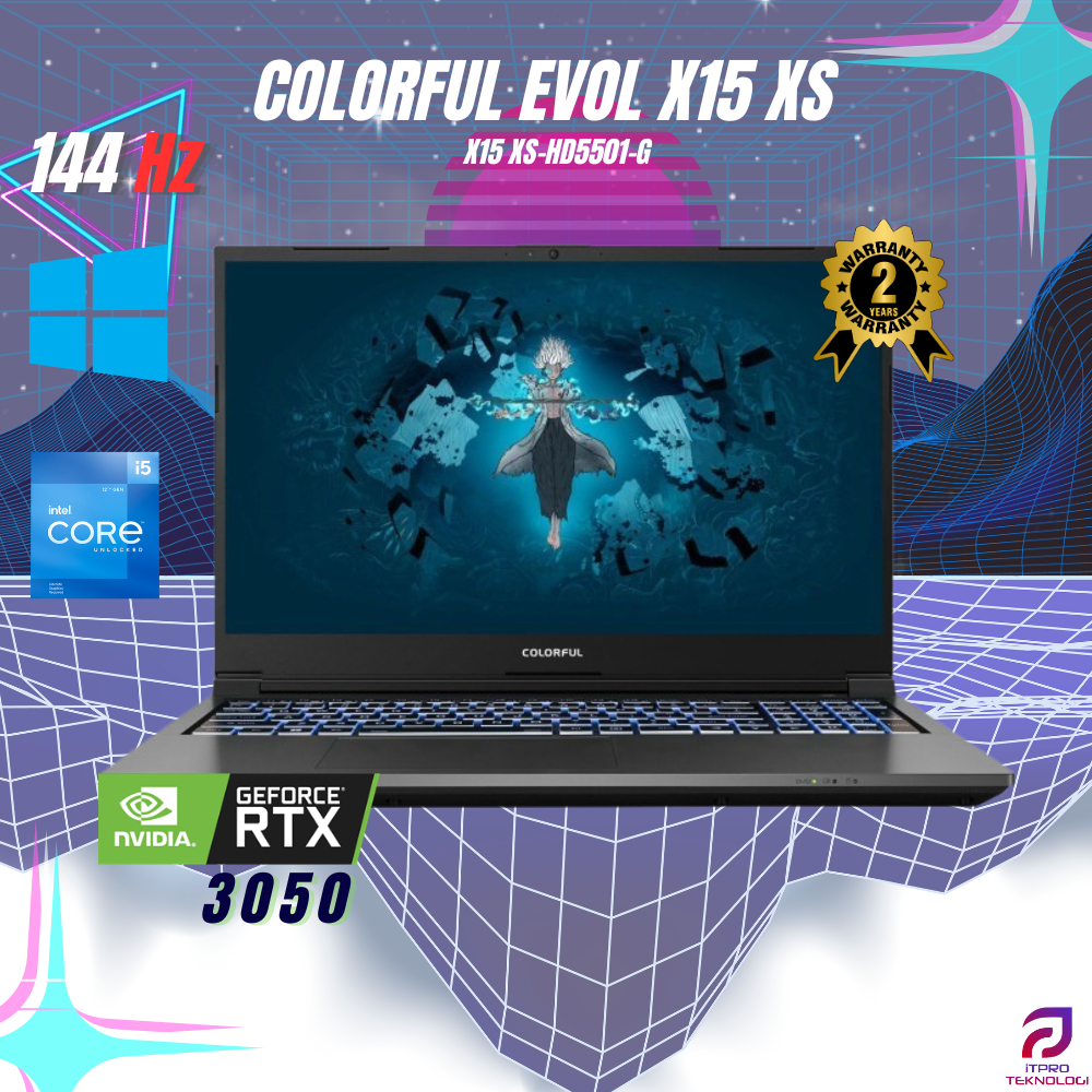 Jual LAPTOP COLORFUL EVOL X15 XS - X15 XS-HD5501-G - Intel Core I5 Gen ...
