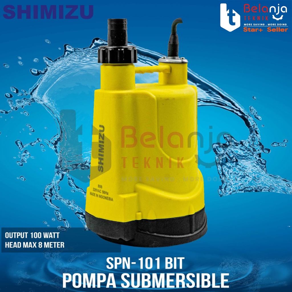 Jual Shimizu Submersible Pump SPN 110 Bit Pompa Celup Tandon Kolam ...