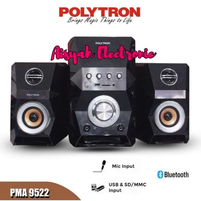 Jual SPEAKER POLYTRON PMA 9522 GARANSI RESMI | Shopee Indonesia