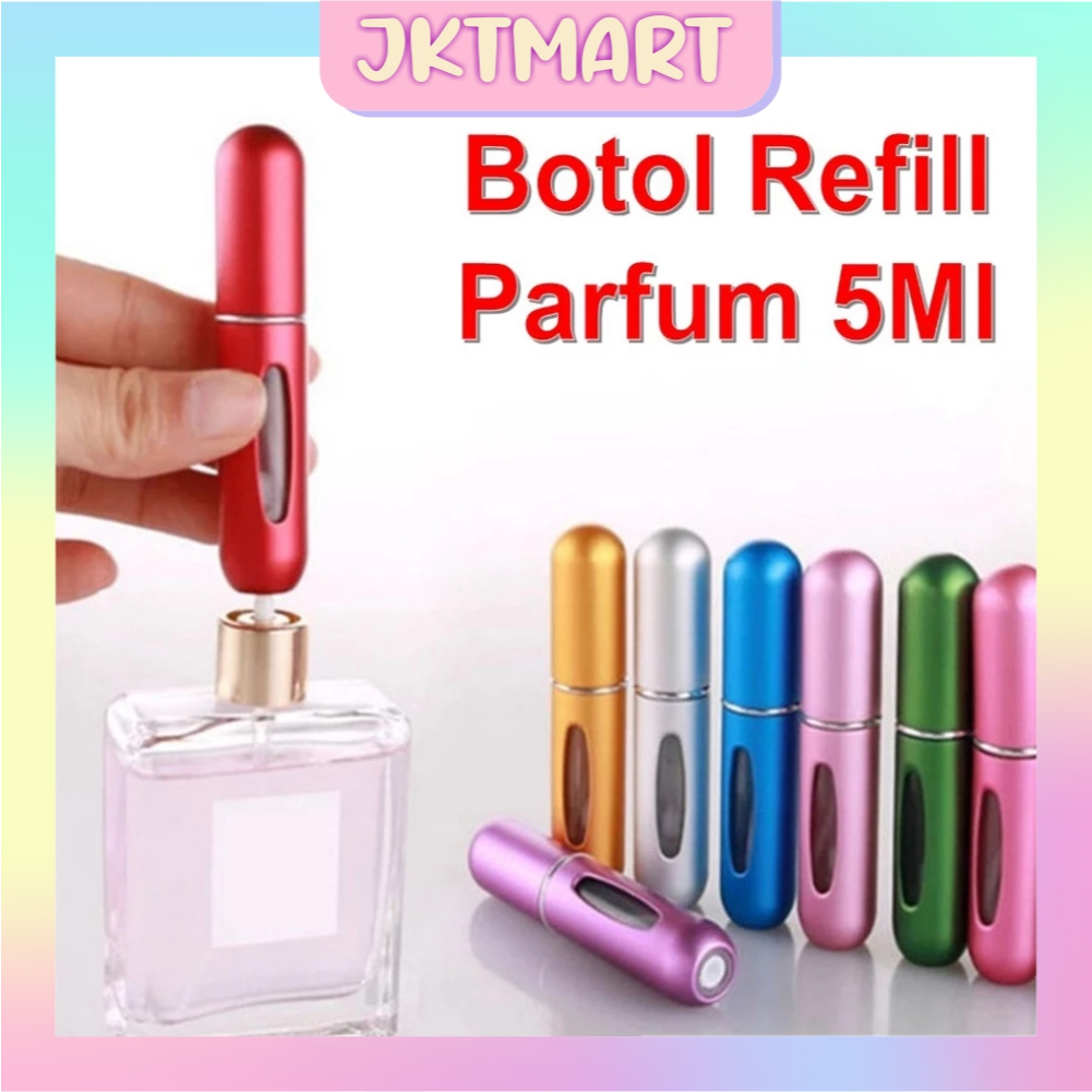 Jual JKTMART Botol parfum mini 5ml botol isi ulang parfum mini botol ...
