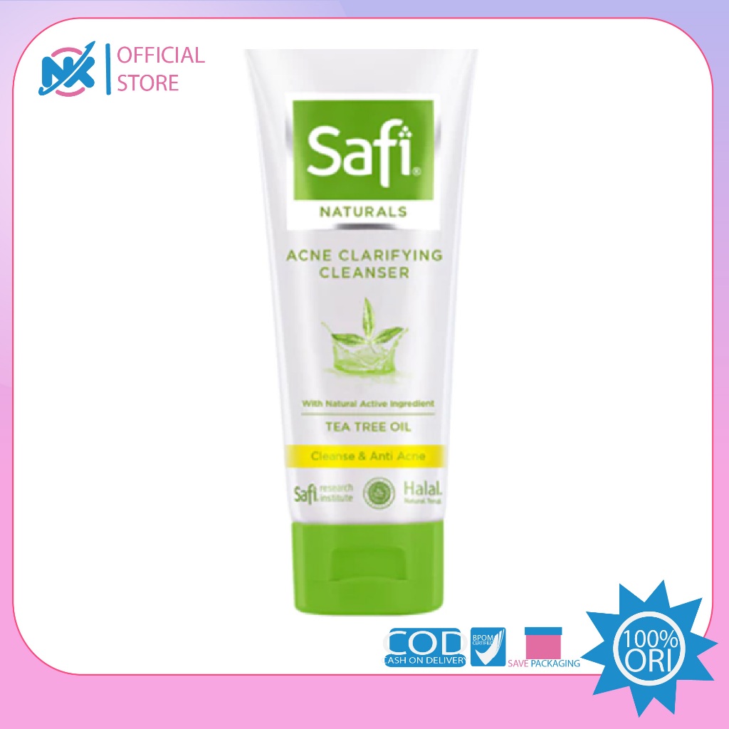 Jual Safi Natural acne Clarifying Cleanser 50gr | Shopee Indonesia