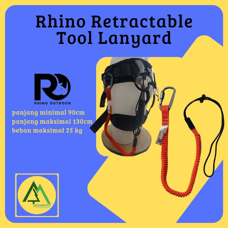 Jual Rhino retractable tool lanyard | rhino pengikat alat kerja ...