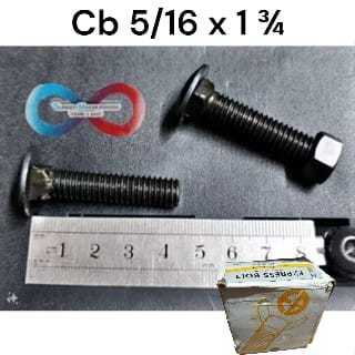 Jual BOX - Baut Mur CB 5/16 x 1 3/4 inch (Baut Payung) isi 150 pcs ...