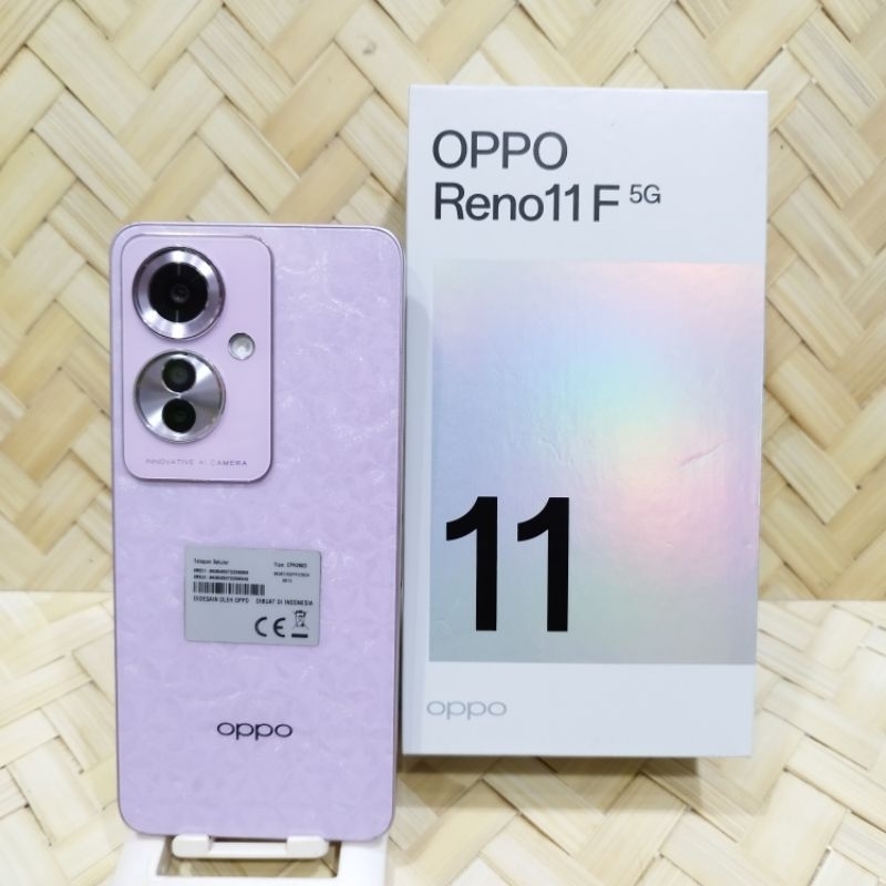 Jual Oppo Reno 11F 5G 8/256GB Handphone second fullset original ...