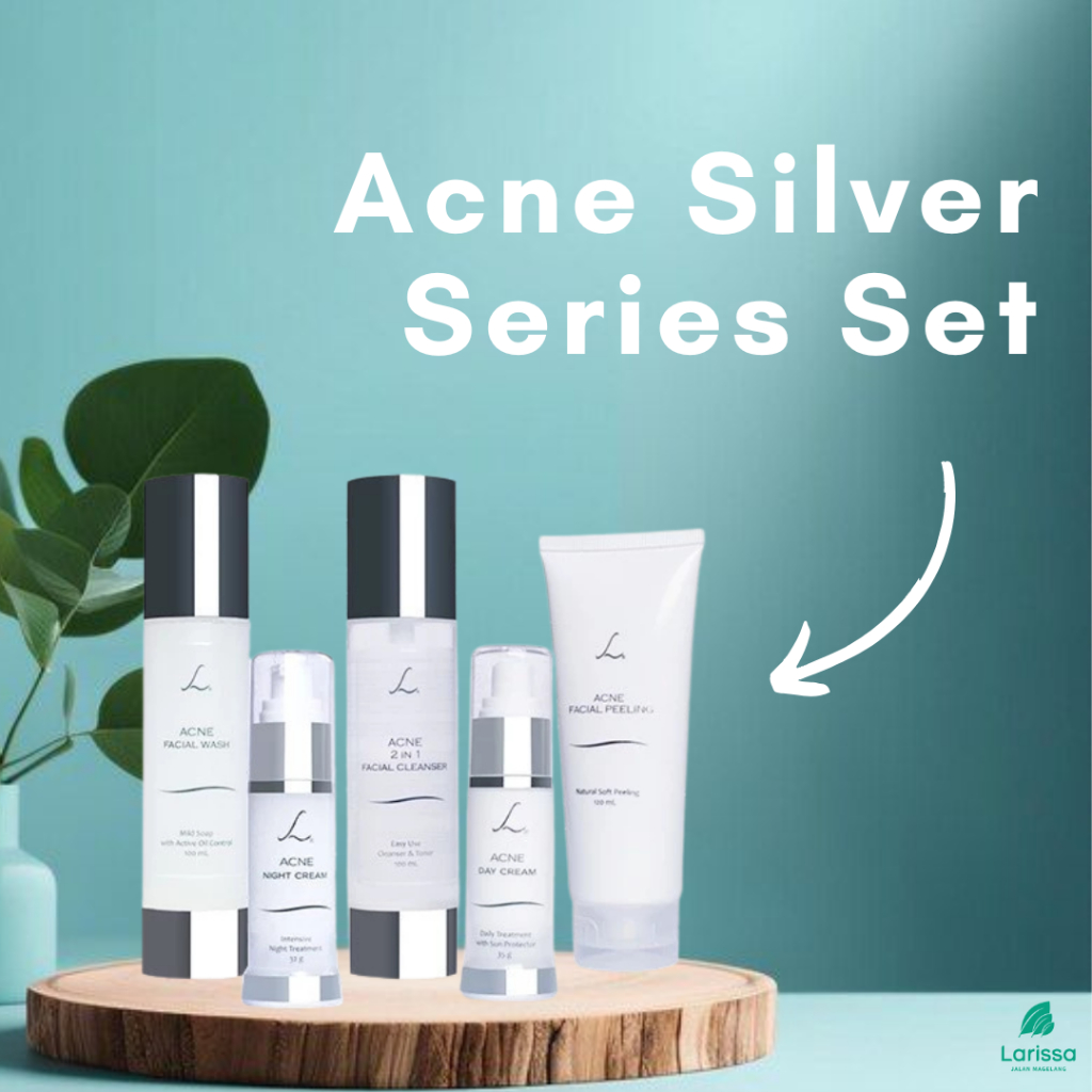 Jual Larissa - Acne Silver Series (Pembersih Facial Wash, Facial Toner ...