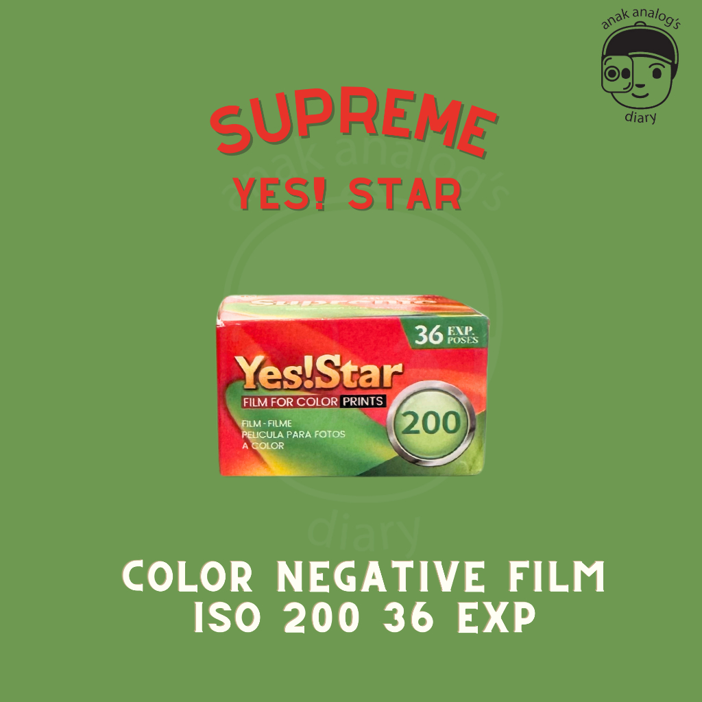Jual Yes!Star 200 Roll Film 35mm ISO 200 36exp Color Negative Film ...