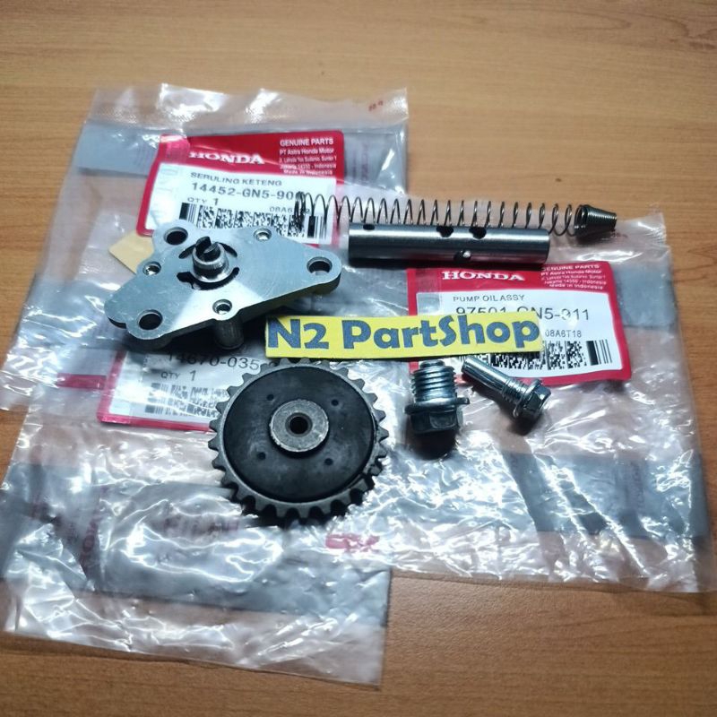 Jual Paket Pompa Oli Suling Keteng Gigi Pompa Oli Grand Supra Lama Supra X Astrea Prima | Shopee ...