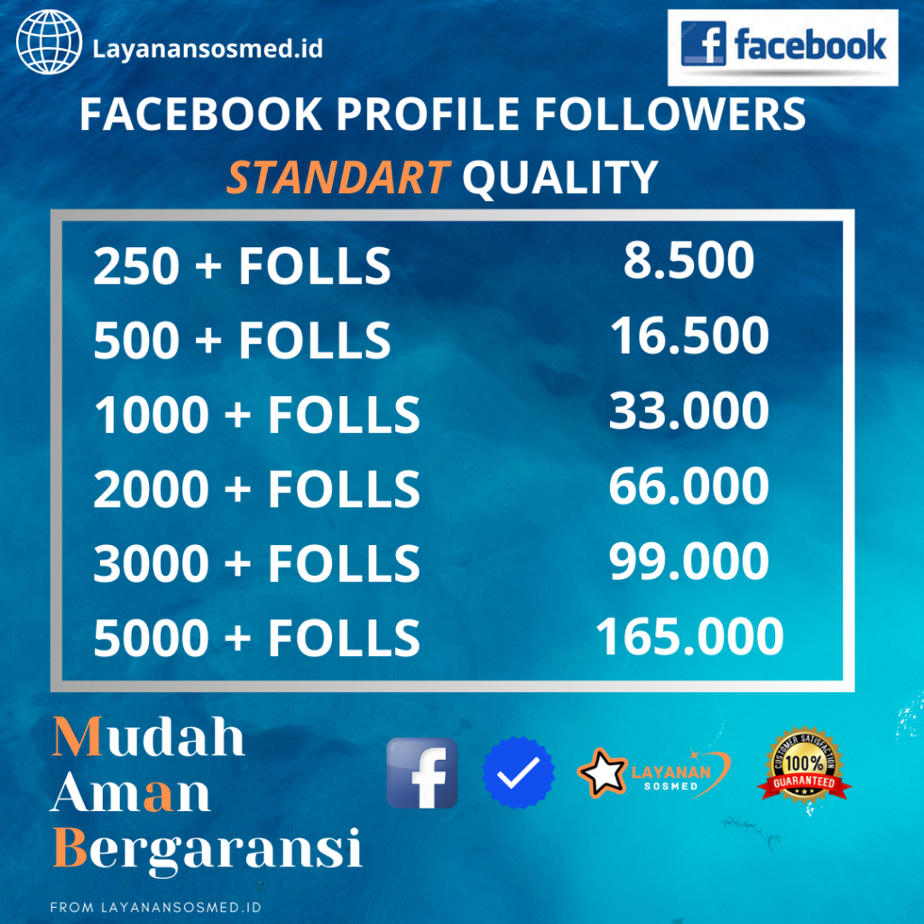 Jual PROFILE PROFILE FOLLOWERS FACEBOOK STANDART QUALITY PERMANENT | Shopee Indonesia
