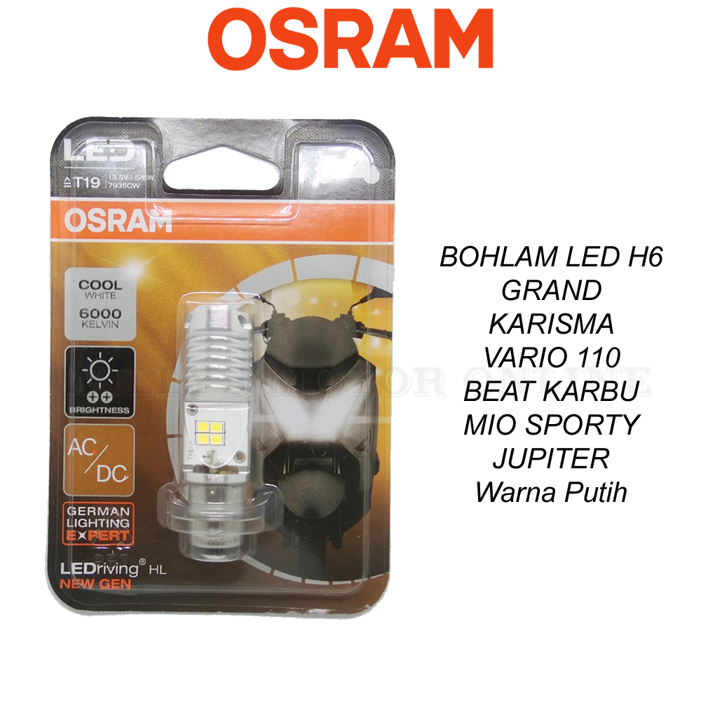 Jual Bohlam LED Osram Grand Beat Putih 7935 CW-O1B | Shopee Indonesia