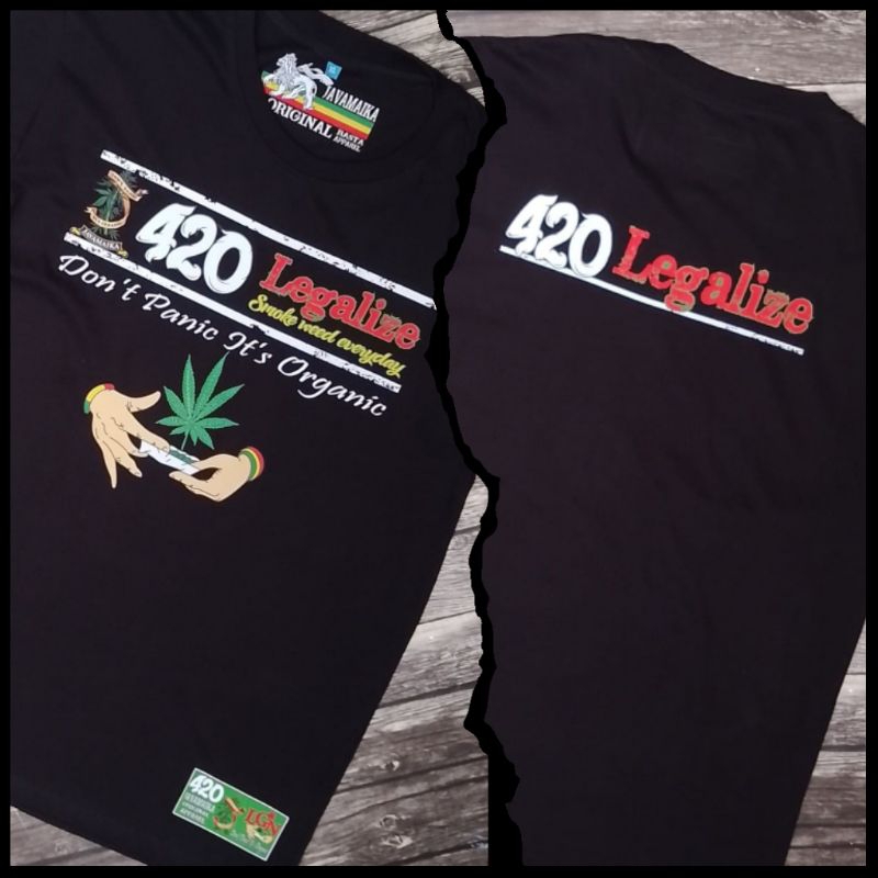 Jual Kaos Pejuang Senyum Legalize Roots Baju Distro Original Kaos Rasta ...