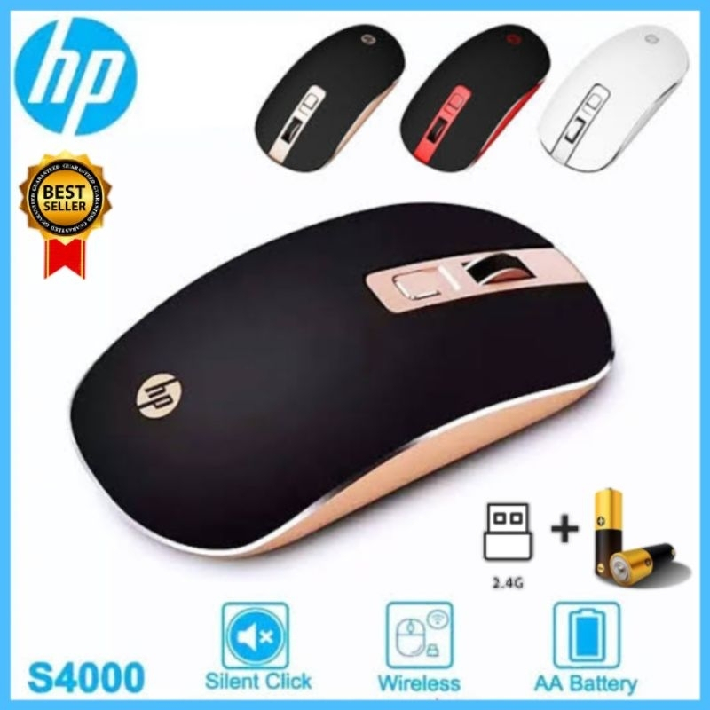 Jual MOUSE WIRELESS HP S4000 1600DPI - MOUSE HP WIRELESS | Shopee Indonesia