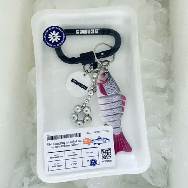 Jual fish keychain calluse / gantungan kunci ikan calluse V.2 | Shopee ...