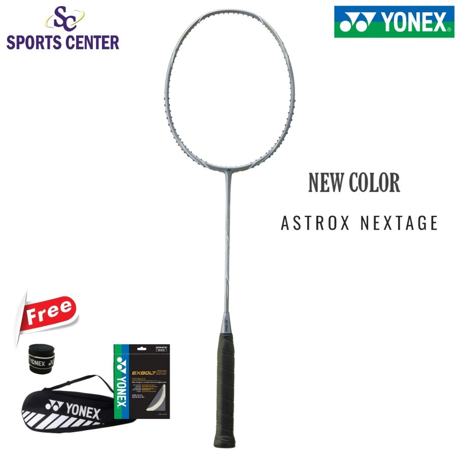 Jual New Color Raket Badminton Yonex Astrox Nextage Light Gray | Shopee ...