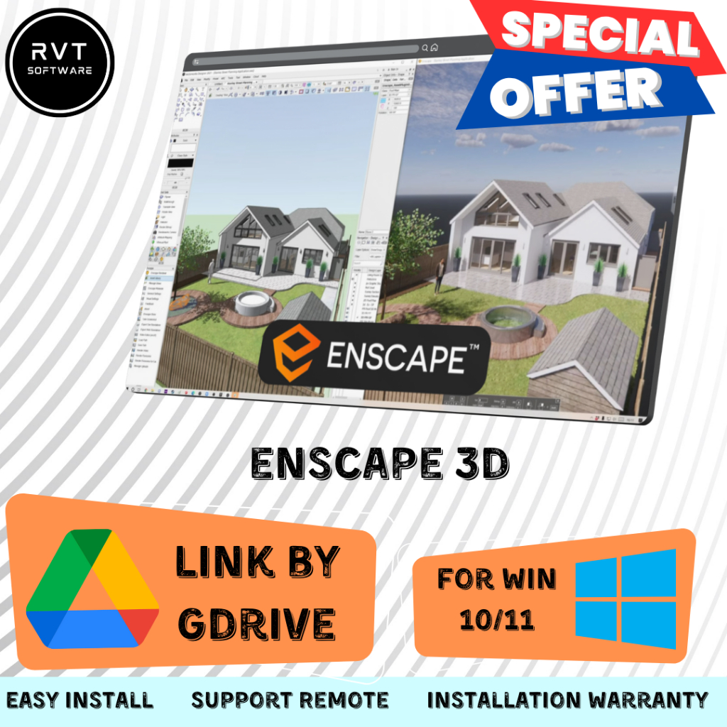 Jual Enscape 3D + Offline Asset Library 4.1.0.13 (FullVersion) | Shopee ...