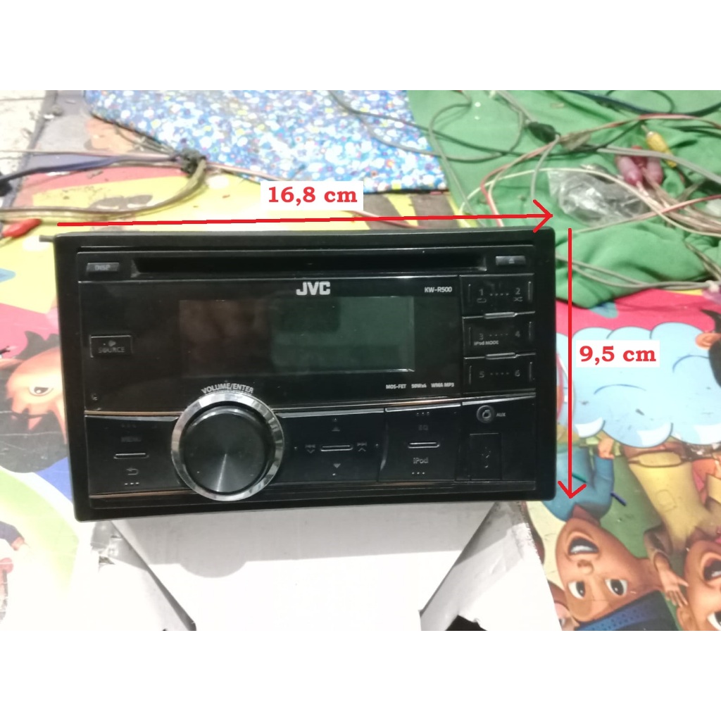 Jual Head Unit JVC Original Honda Mobilio 2014-2015 Tipe Kw-R500H4 ...