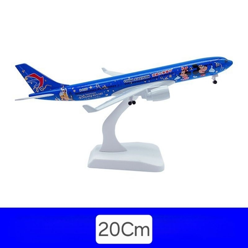 Jual Miniatur Pesawat China Eastern A330-300 Mickey Mouse 20cm | Shopee ...