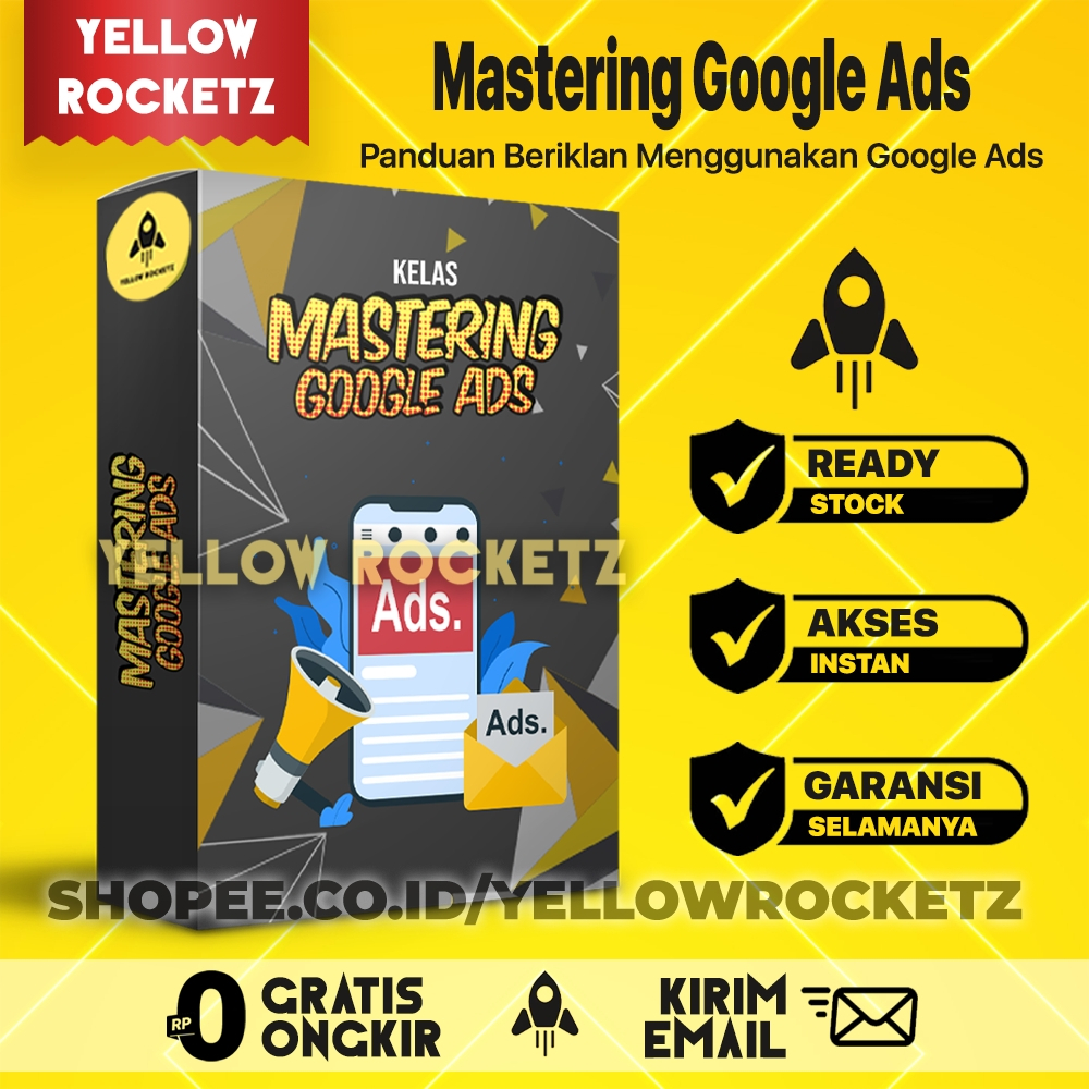 Jual Kelas MASTERING GOOGLE ADS - Belajar Sampai Jago Iklan di Google - Materi Video ...