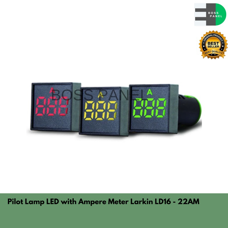Jual Pilot Lamp LED with Ampere Meter Larkin LD16 - 22AM | Shopee Indonesia