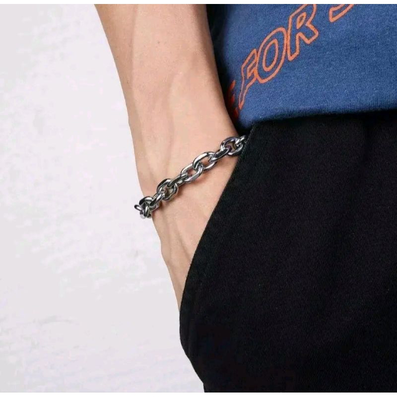 Jual Gelang Rantai Hip Hop Model Rantai Kapal Desain Unik dan Menarik ...